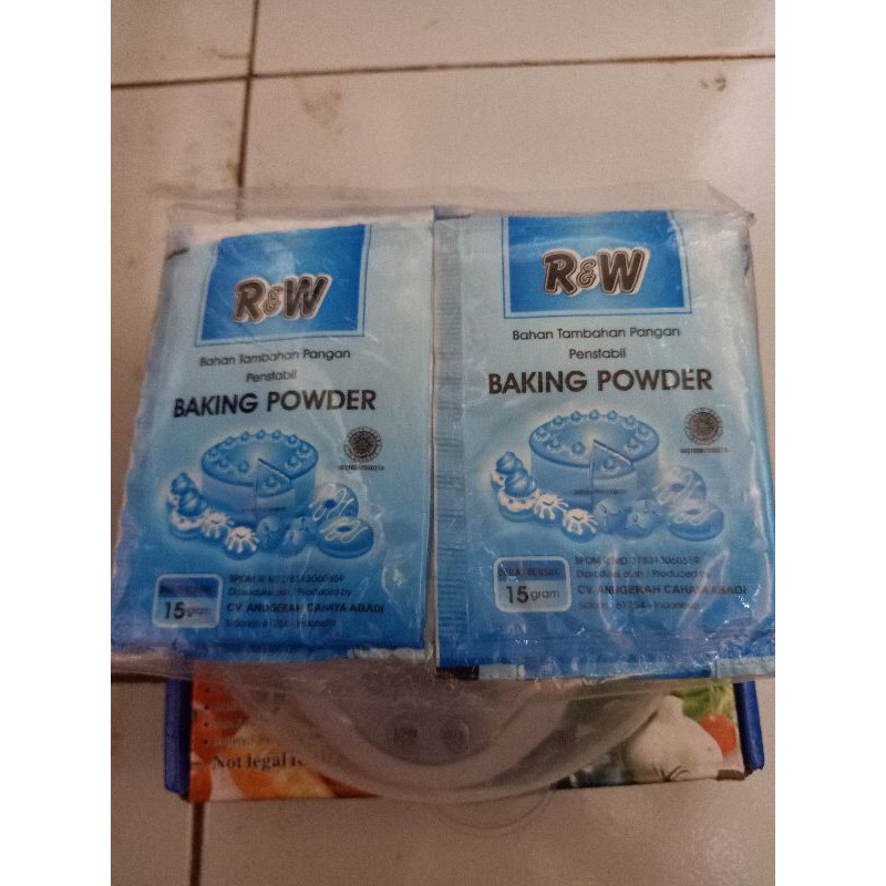 Jual Baking Powder merk RW kemasan saset 15gr | Shopee Indonesia