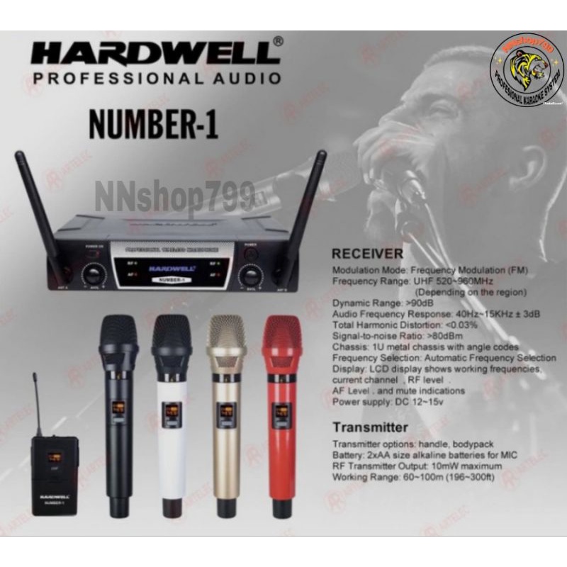 Jual Mic Wireless Hardwell Number 1 Original | Shopee Indonesia
