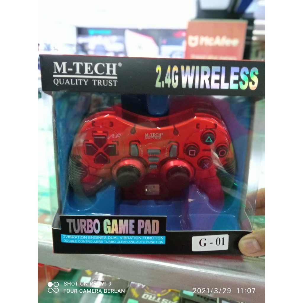 Jual M-Tech Single Wireless G-01 Joystick Pc Usb Gamepad Mtech 3 in 1 ...