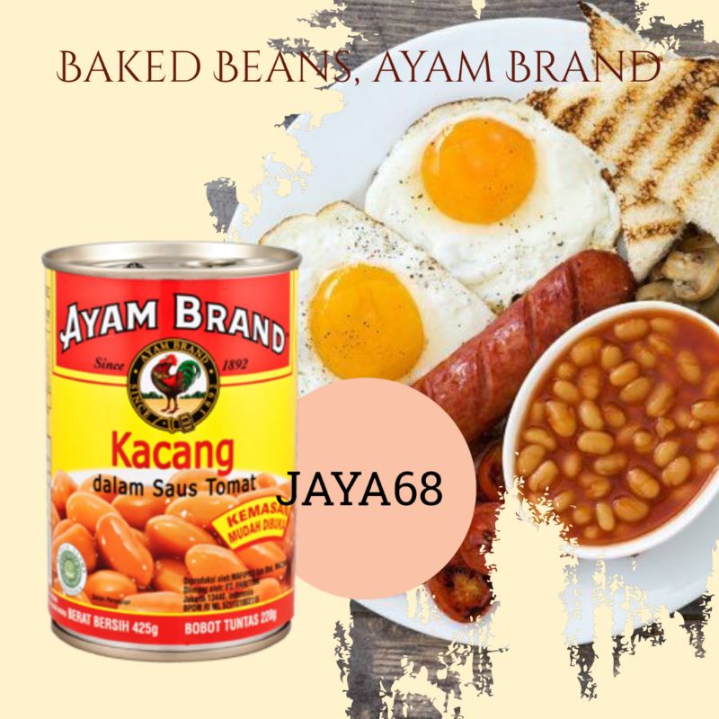Jual Baked Beans Ayam - Brand Baked Beans in Tomato Sauce 425g | Shopee ...