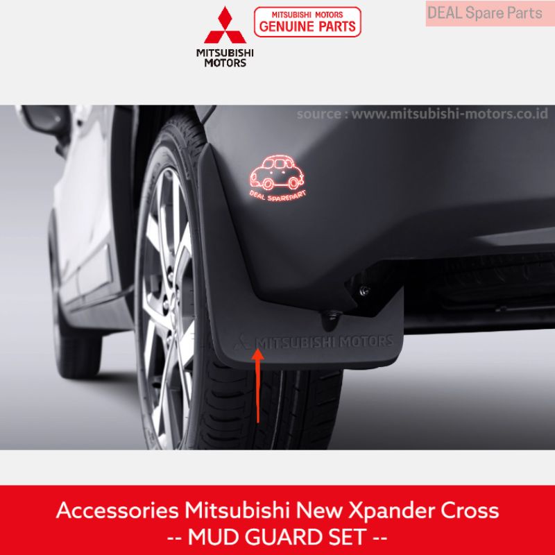 Jual Mud Guard Set Aksesoris Original Mitsubishi New Xpander Cross ...