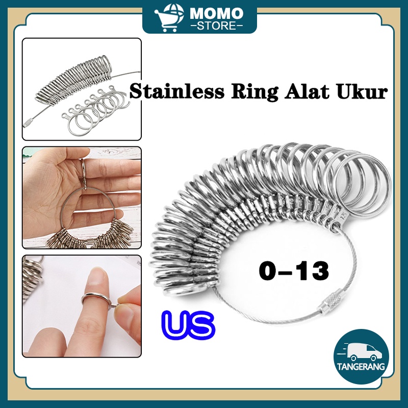 Jual Ring Ukuran Jari Cincin Merek TSK / Ring Finger Size Alat Pengukur ...