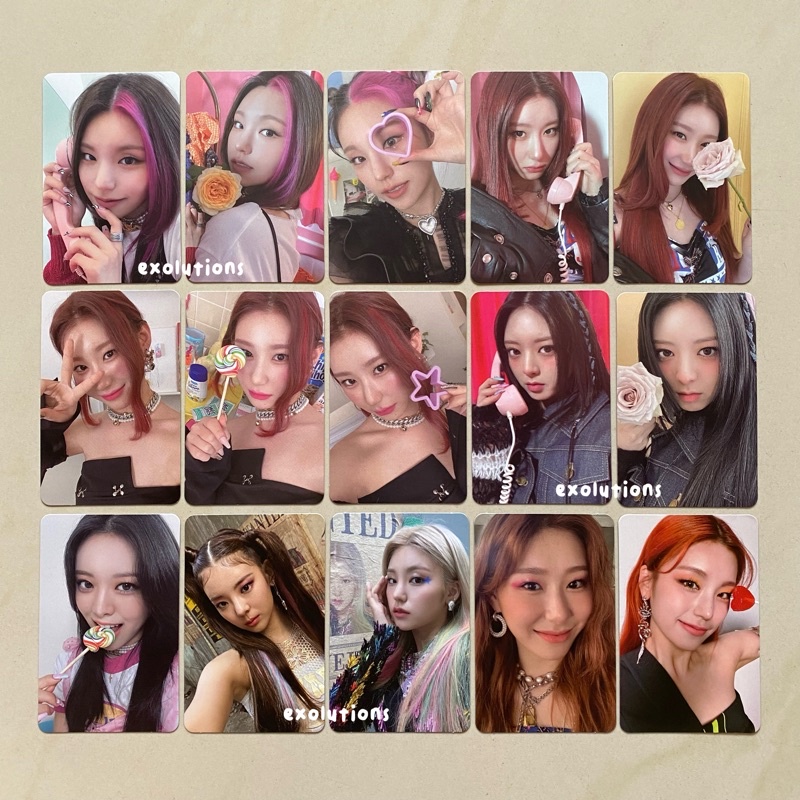 Jual ITZY Yeji Chaeryeong Yuna Lia Official Photocard [BACA DESC‼️] PC ...