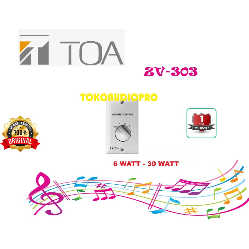 Jual TOA ZV303 ZV-303 Attenuator Volume Control Speaker Toa ZV064 ZV-064 | Shopee Indonesia