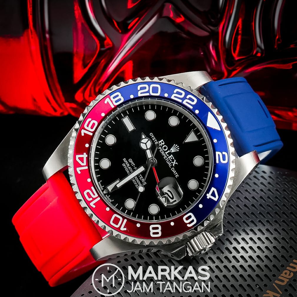 Jual Jam Tangan Pria Rolex GMT Master II Pepsi - Coca Cola Limited ...