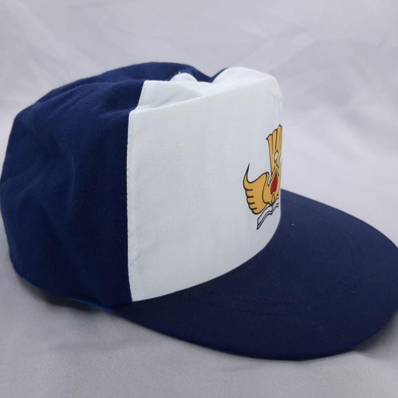 Jual Topi SMP SLTP Bordir Biru Putih | Shopee Indonesia