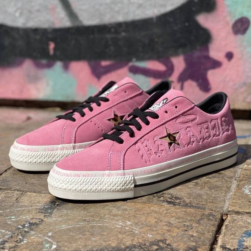 Jual CONVERSE ONE STAR PRO OX SEAN PABLO - PINK FREEZE/BLACK/WHITE ...