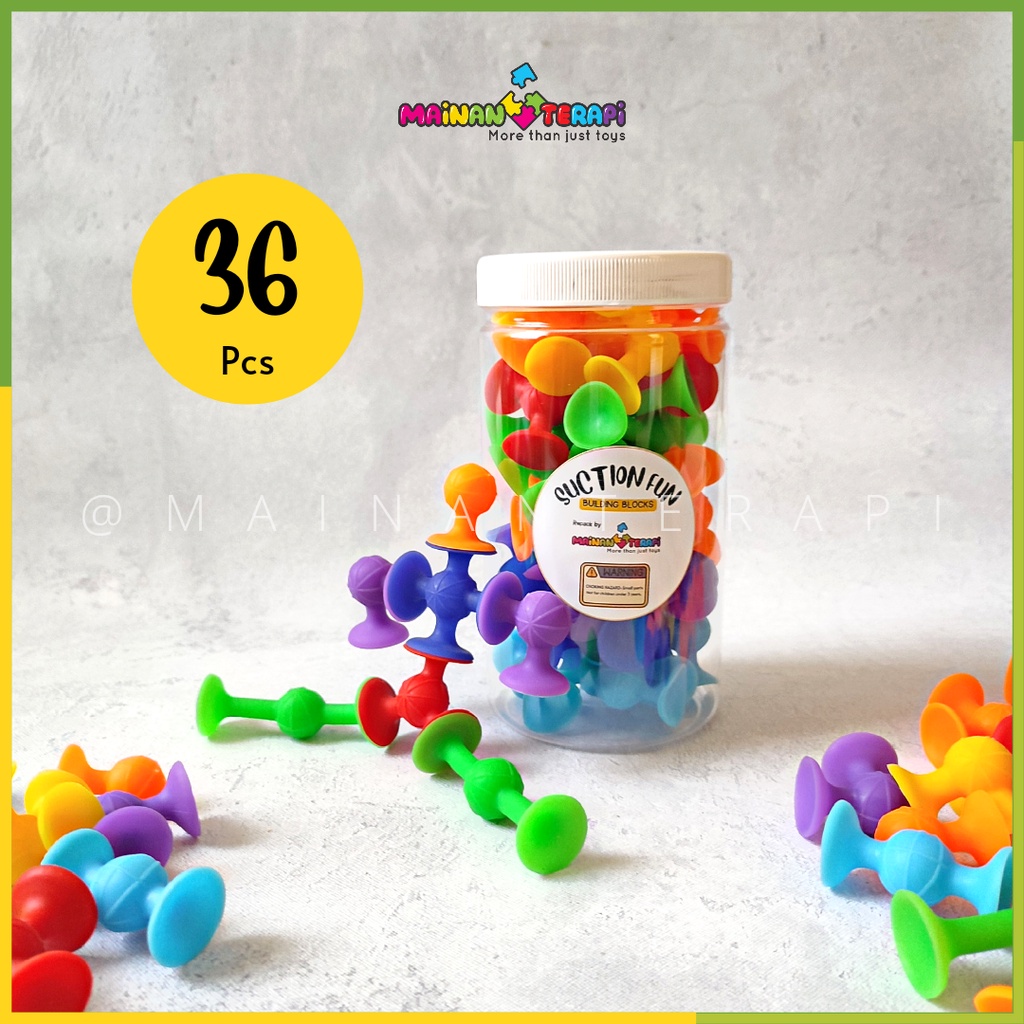 Jual Mainan Terapi Suction Fun Building Block Motorik Halus Okupasi ...