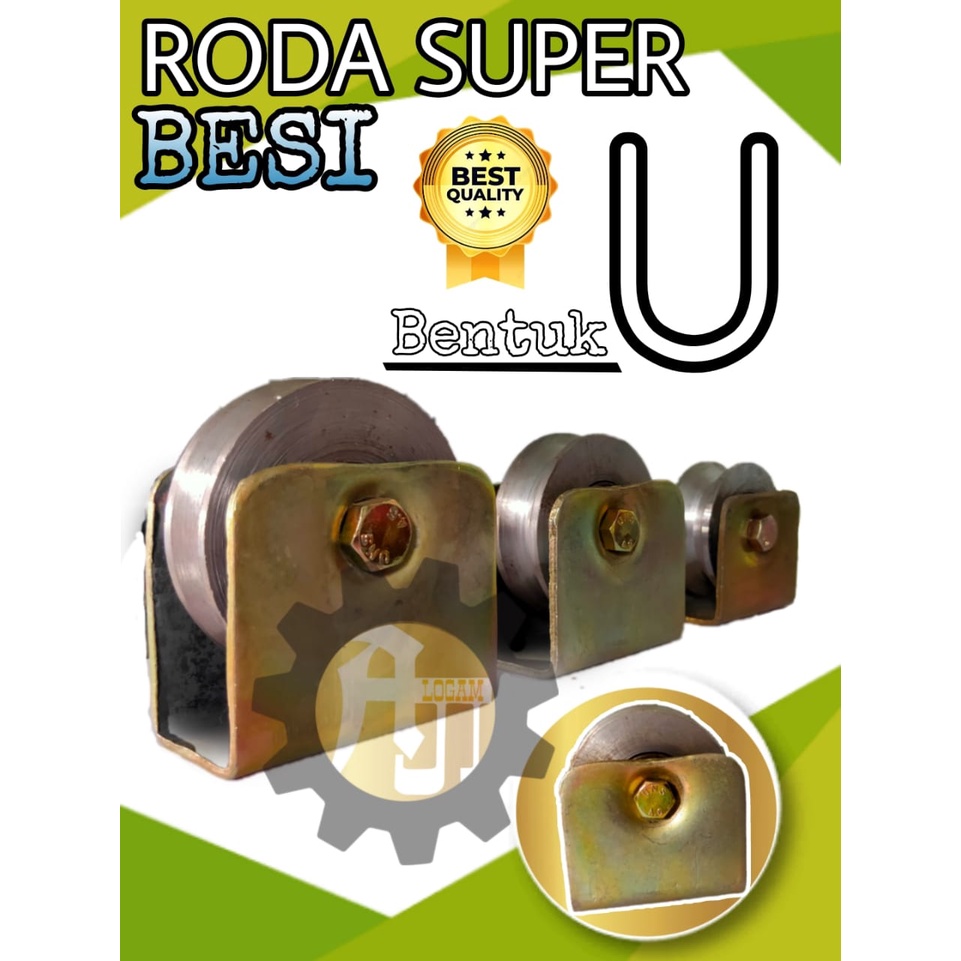 Jual RODA BESI BULAT SUPER UKURAN 8 CM TEBAL MURAH BERKUALITAS | Shopee ...