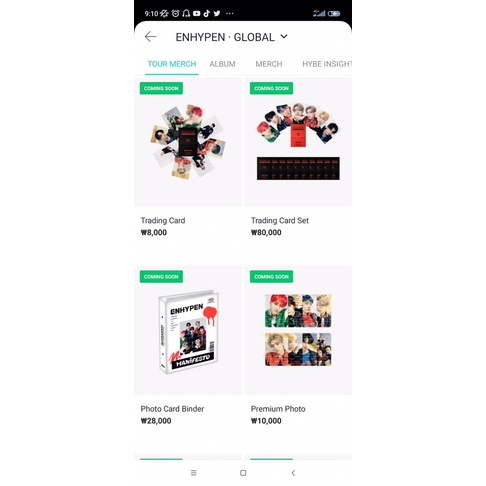 Jual *PO MERCH ENHYPEN “ MANIFESTO”* | Shopee Indonesia