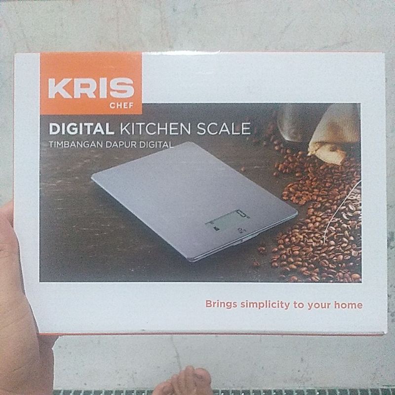 Jual timbangan dapur digital kris 5kg/digital kitchen scale tingkat ...