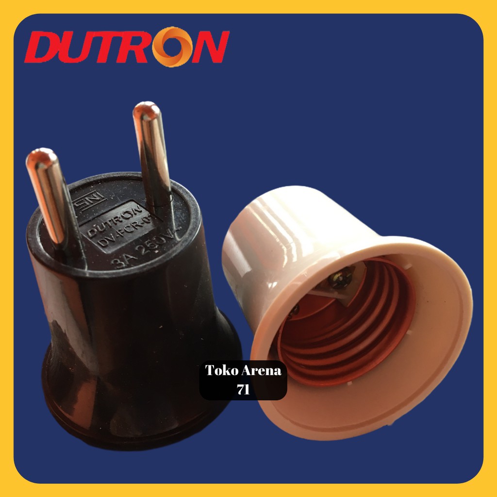 Jual Fitting Colok Fitting Lampu Colok Fitting Lampu Tidur colok DUTRON DV-FCR-01 | Shopee Indonesia