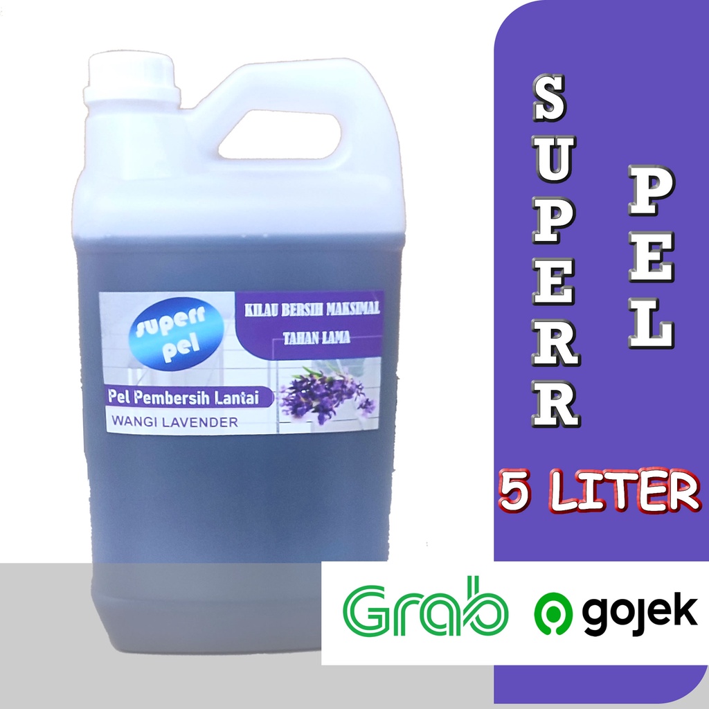 Jual SUPERR PEL SABUN PEL LANTAI 5 liter ,Bersih, Wangi, Tidak licin ...