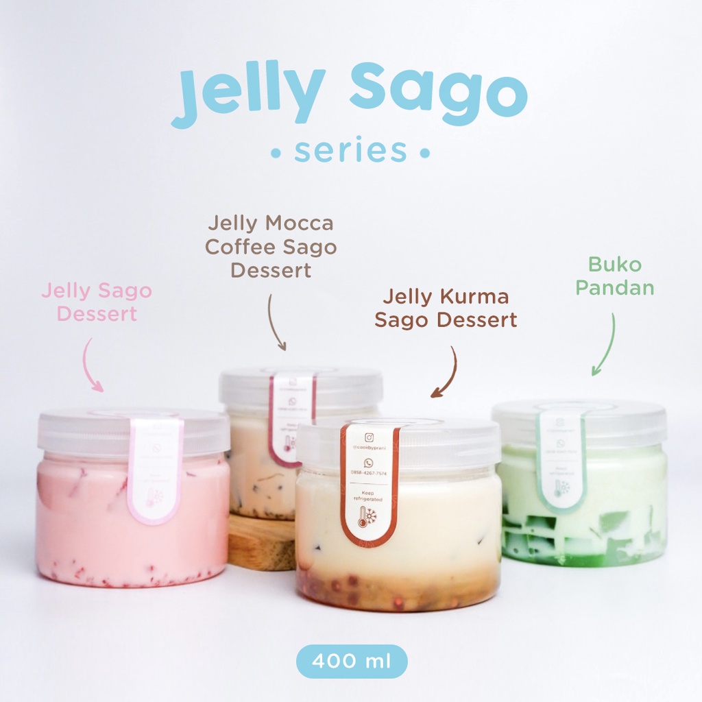 Jual Jelly Sago Dessert 400 ml / Dessert Kurma / Buko Pandan / Jelly Minuman / Takjil | Shopee ...