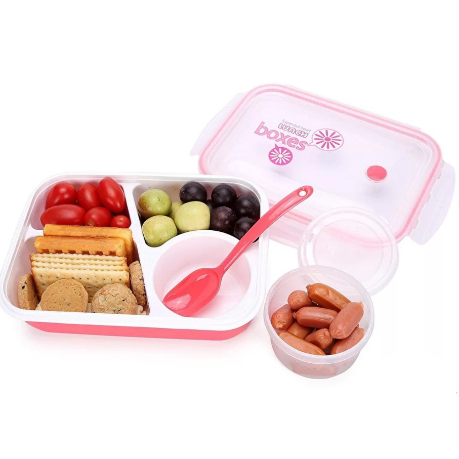 Jual Yooyee Lunch Box 4 Sekat Bento #415 Kotak Bekal Makan + Tempat Sup ...