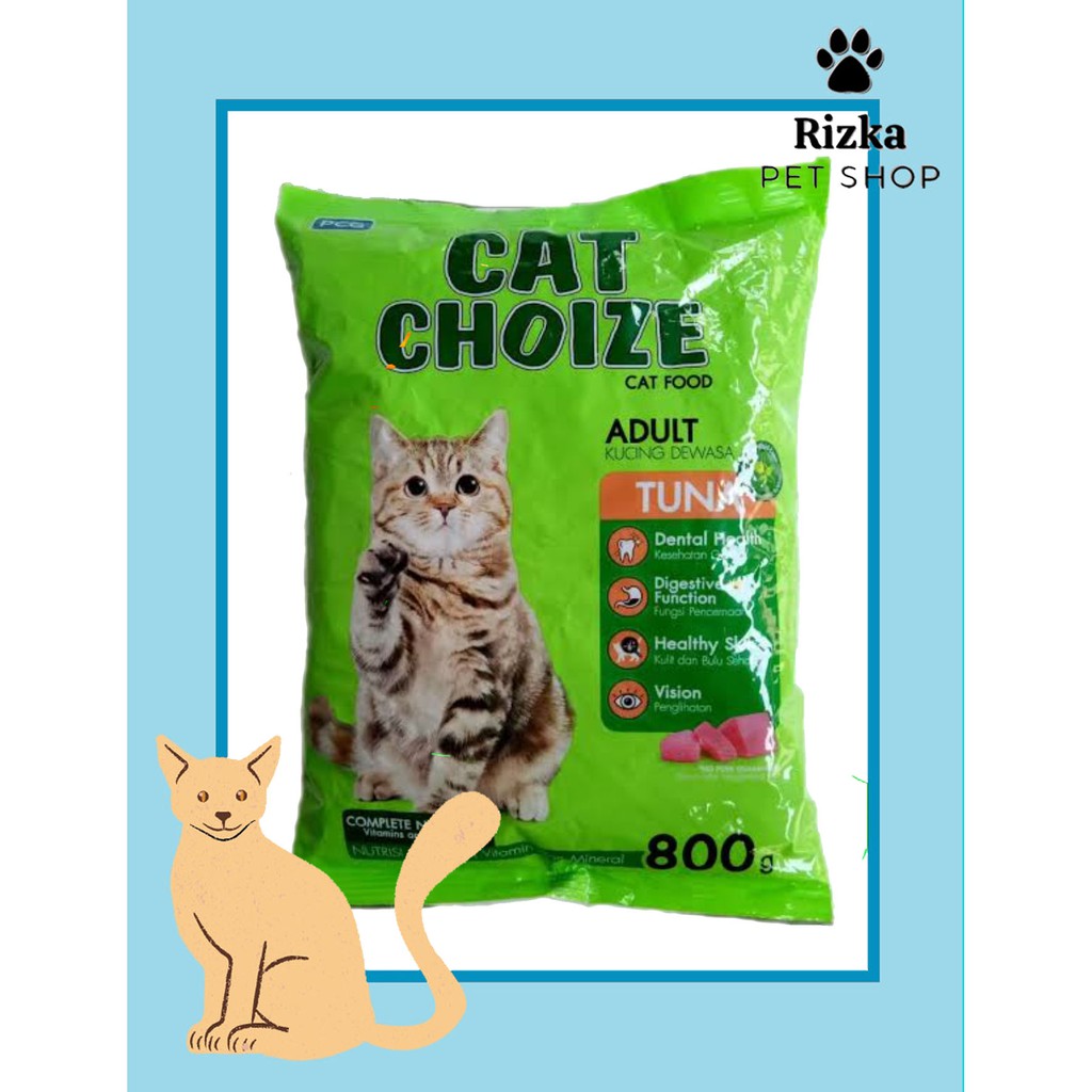 Jual Cat Choize Adult TUNA freshpack 800Gram/Makanan Kucing Halal/No ...