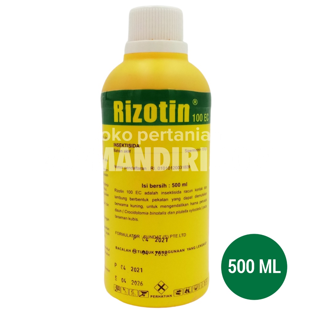 Jual Insektisida Rizotin 100EC @500 ml | Shopee Indonesia