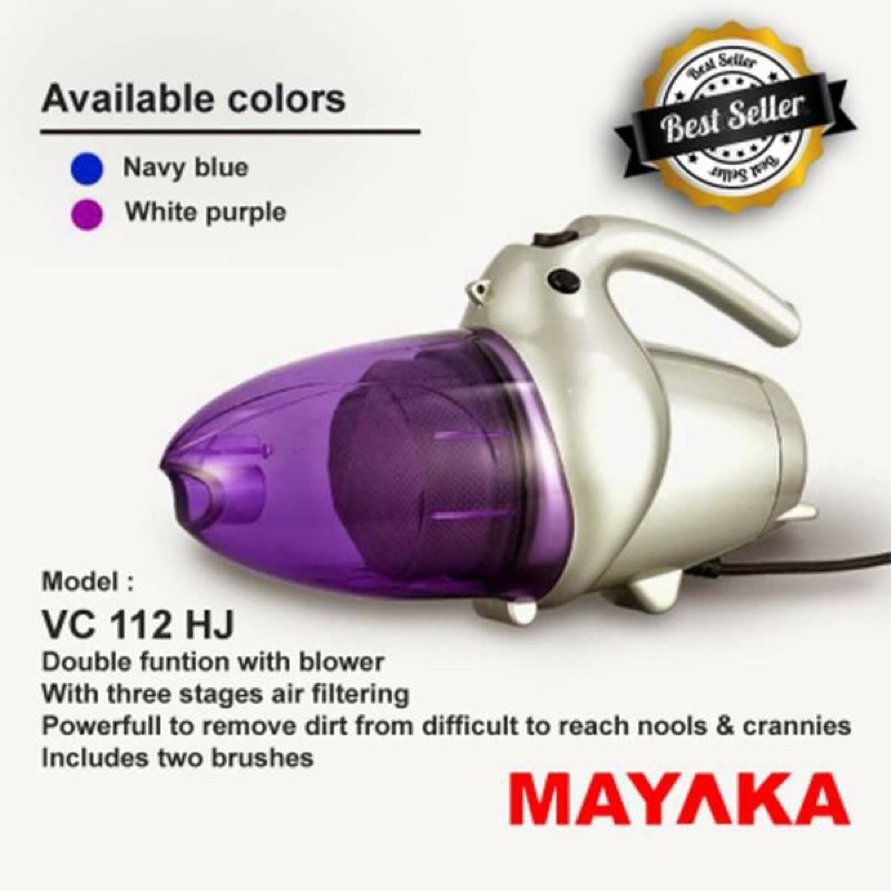 Jual Vacuum cleaner & blower Mayaka Vc-112HJ | Shopee Indonesia