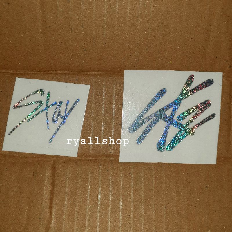 Jual Stiker Hologram Stray Kids Stay Logo | Shopee Indonesia