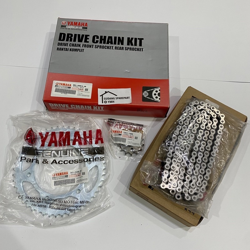 Jual Gear Ger Gir Set Rantai R15 R 15 V3 VVA LED MT15 MT 15 XSR 155 BK6-W001A-00 Asli Original ...