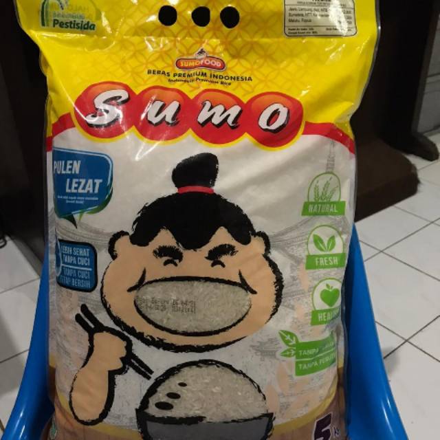Jual BERAS SUMO Kemasan Kuning (5kg) | Shopee Indonesia