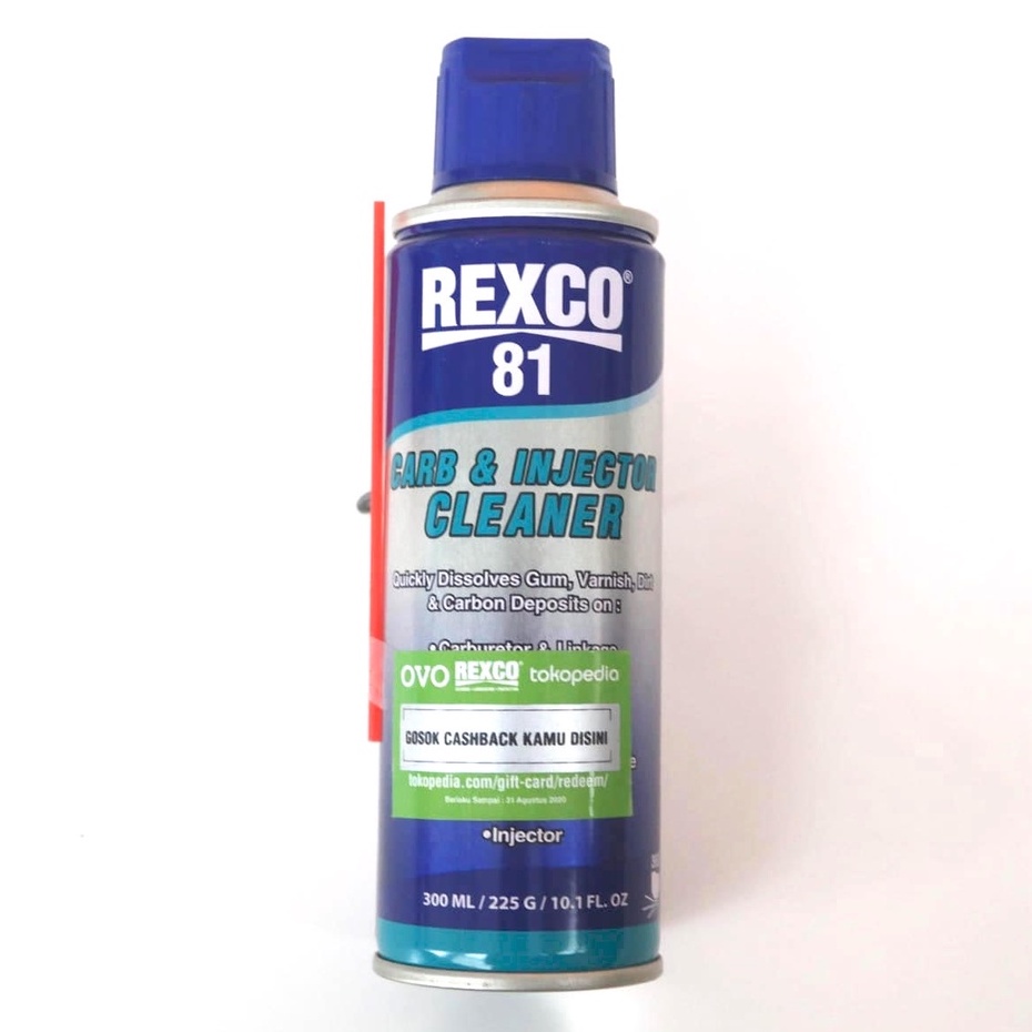 Jual Rexco 81 Carb & Injector Cleaner 300 ml | Shopee Indonesia