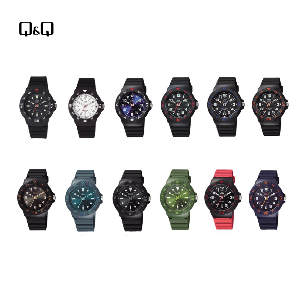 Jual Q&Q QQ QnQ ORIGINAL JAM TANGAN PRIA SPORT VR18 VR 18 VR18J SERIES ...