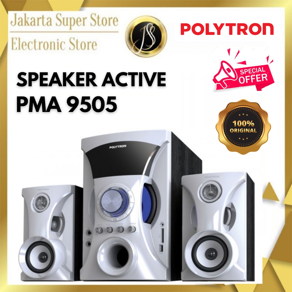 Jual SPEAKER POLYTRON PMA 9503 Bluetooth | Shopee Indonesia