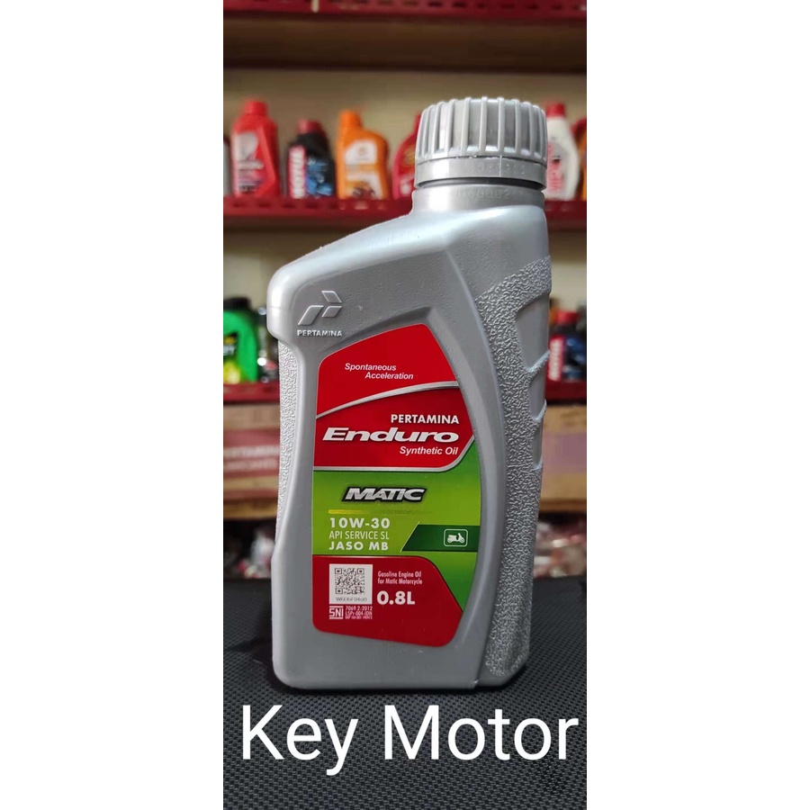 Jual Oli ENDURO MATIC SAE 10W-30 PERTAMINA 0,8Liter 100% Asli | Shopee ...