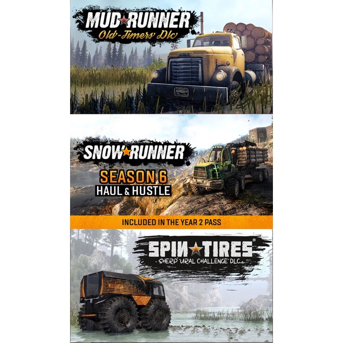 Jual (READY) PC Games 3 in 1 SnowRunner vs MudRunner vs SpinTires ...