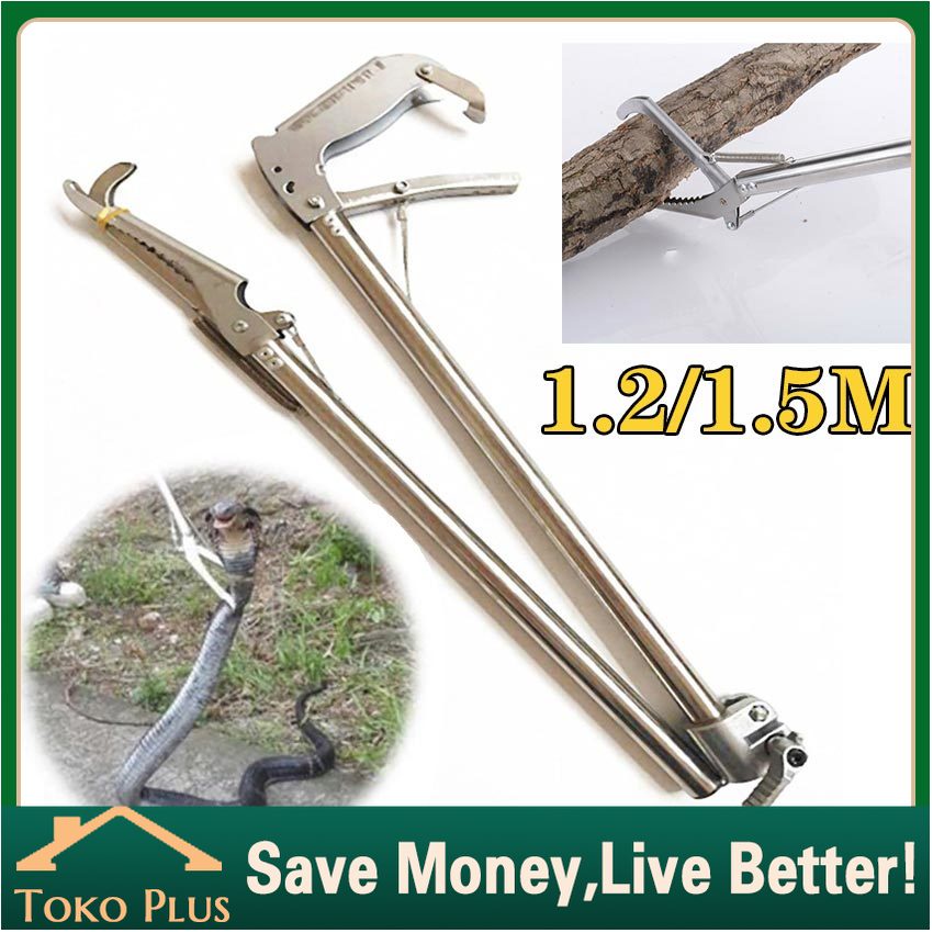 Jual 150/120cm Tongkat Penjepit Ular /Penjepit Penangkap Tongkat ular ...