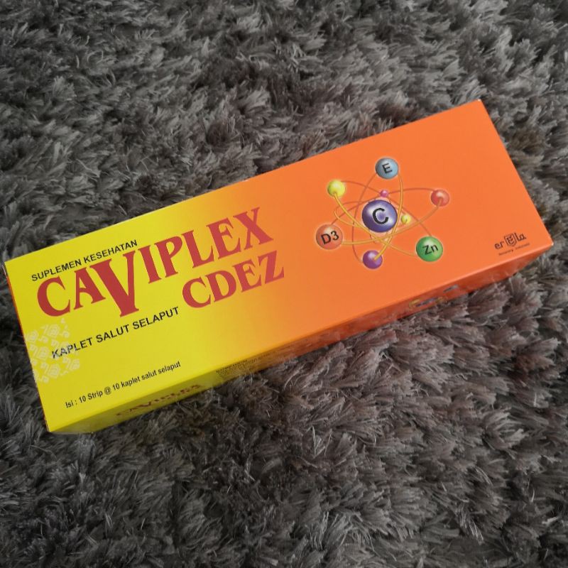 Jual Caviplex CDEZ box isi 100 capsul Vitamin C 500mg Vitamin D E Zinc ...