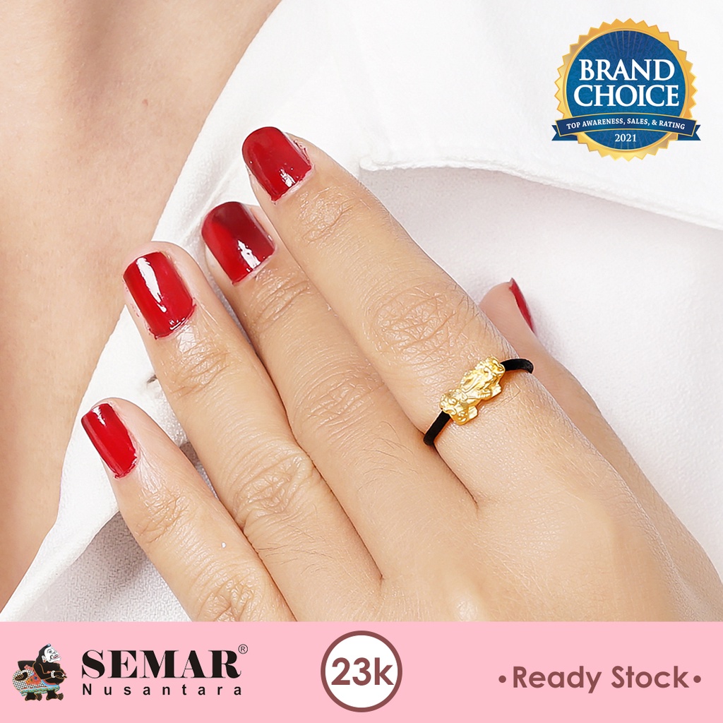 Jual Cincin Tali Emas Charm Dragon Gold 23K Gold Semar Nusantara ...