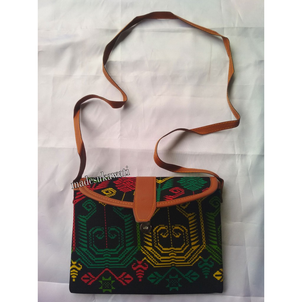 Jual Tas Dompet selempang songket bali | Shopee Indonesia