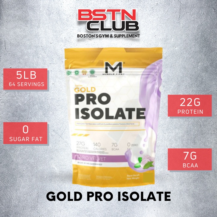 Jual MUSCLE FIRST M1 GOLD PRO WHEY ISOLATE 5 LBS | Shopee Indonesia