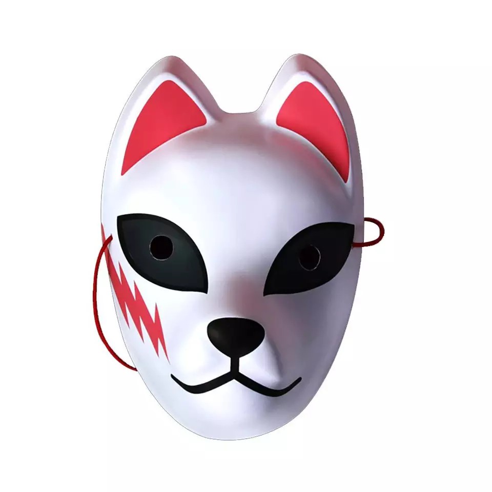Jual JAV Topeng Rubah Anbu Full Face Cosplay Ninja Kakashi Japan Anime ...