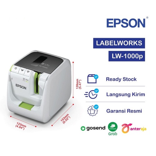 Jual Epson LabelWorks LW-1000P LW 1000P LW1000P Wi-Fi PC Connectable ...