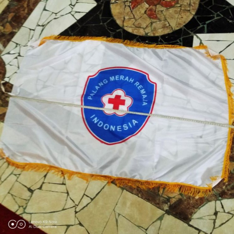 Jual Bendera PMR biru / kuning rumbai bijian | Shopee Indonesia