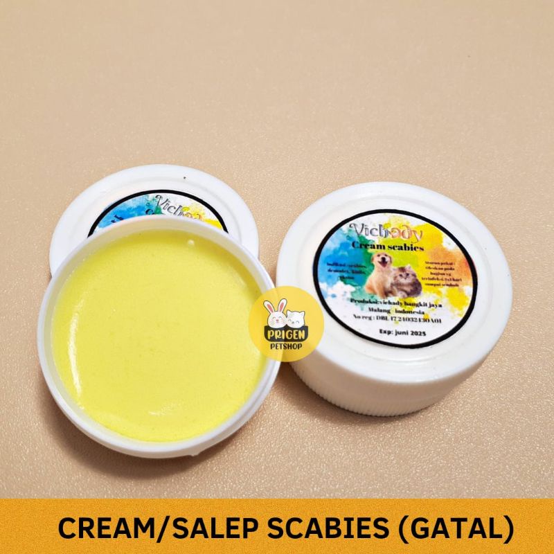 Jual CREAM/SALEP JAMUR SCABIES GATAL KUCING ANJING KELINCI VICHADY ...