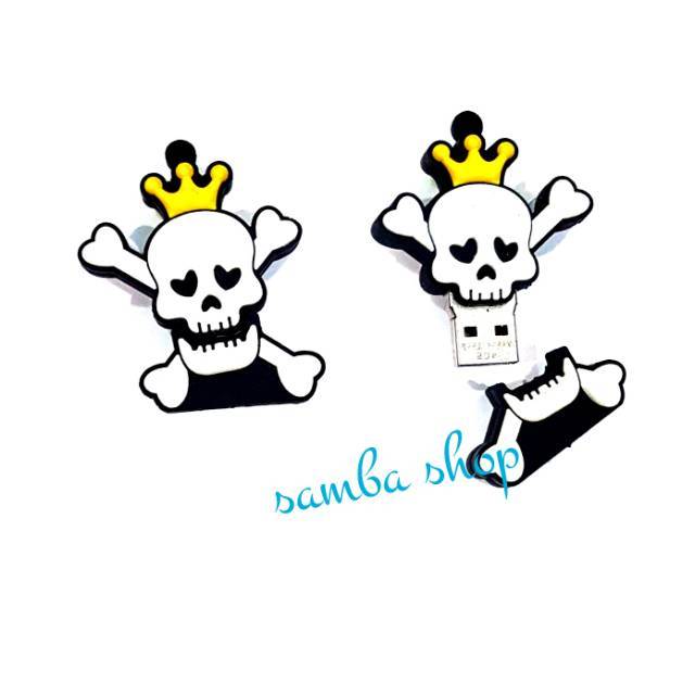 Jual FLASHDISK KARAKTER UNIK DAN LUCU KING SKETELON | SKULL | TENGKORAK ...