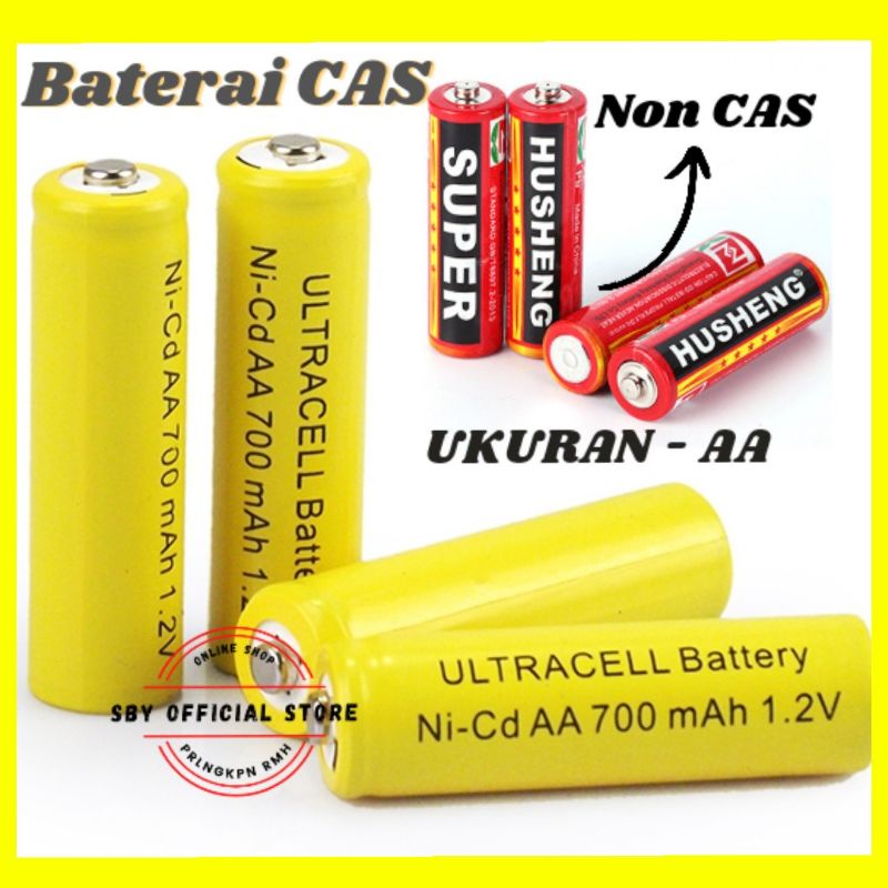 Jual Baterai Cas double A battray AA Baterai Chager Mainan Anak Jam ...
