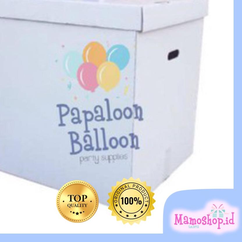 Jual Box balon surprise box putih 60 x 60 x 60cm box only kotak box ...