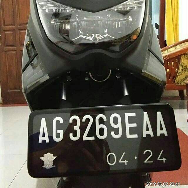 Jual Plat Nomor Motor Dengan Cover Cembung | Shopee Indonesia