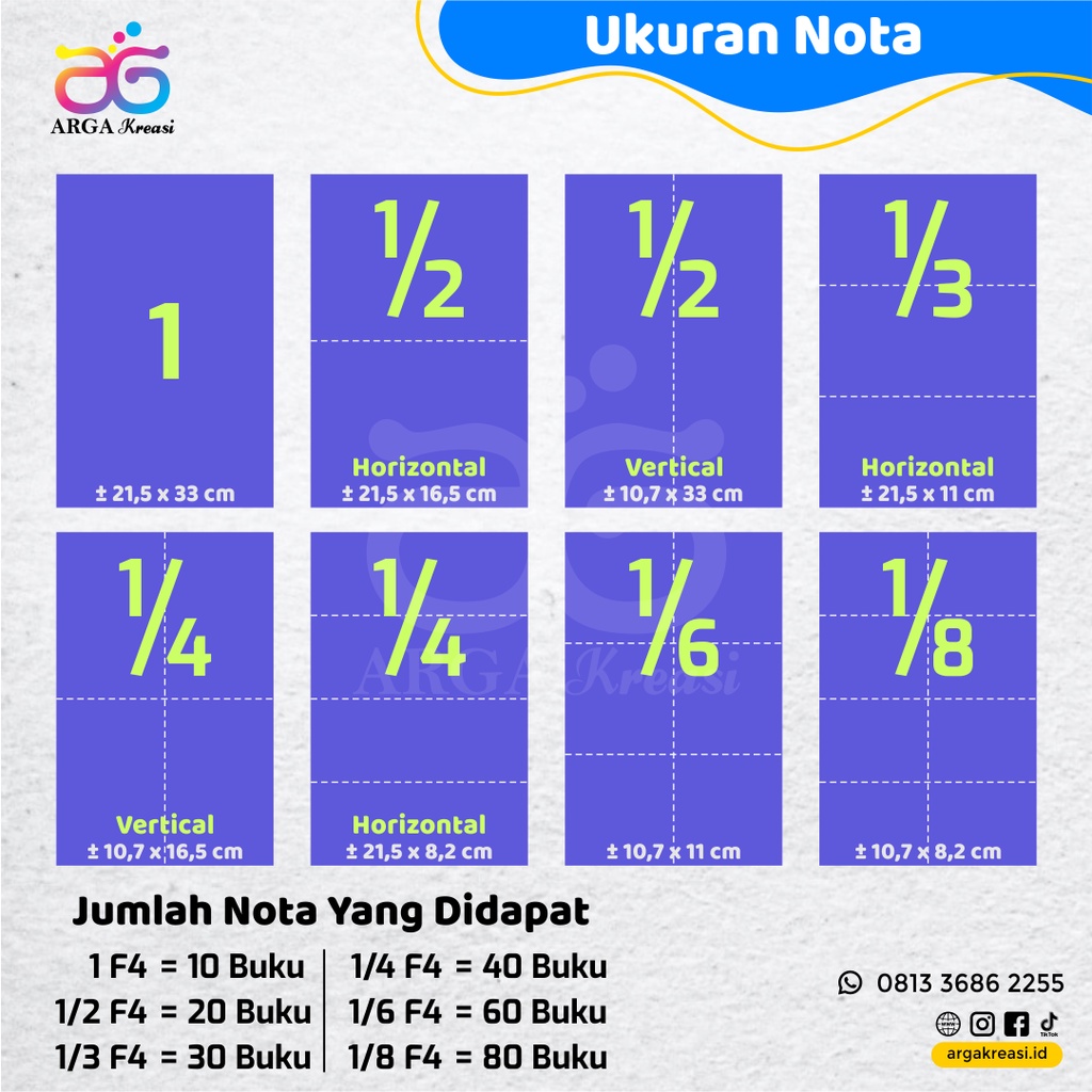 Jual Cetak Nota NCR Rangkap 4 Ply Custom 1 Rim Kwitansi Toko Surat ...