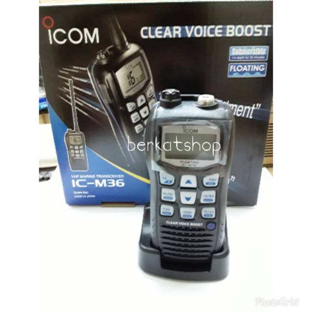 Jual HT MARINE ICOM IC M36 | Shopee Indonesia