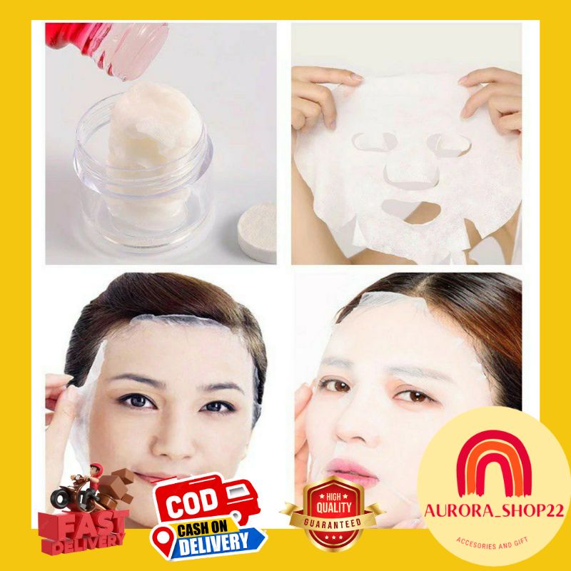 Jual [COD] DIY Compressed Sheet Mask / Masker Kertas / Masker Tablet ...