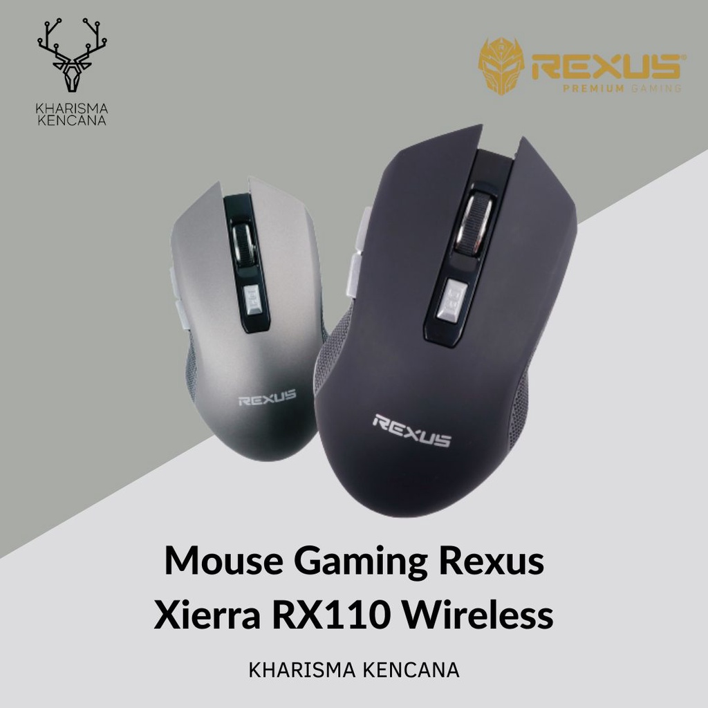 Jual Mouse Gaming Rexus Xierra RX110 Wireless | Shopee Indonesia