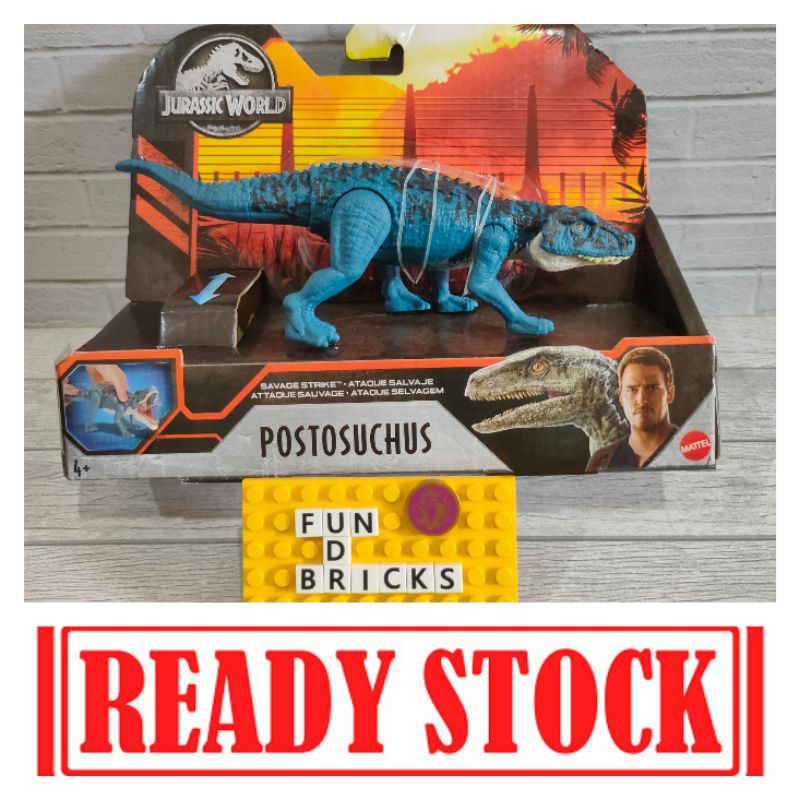 Jual Mattel Jurassic World Savage Strike Postosuchus | Shopee Indonesia
