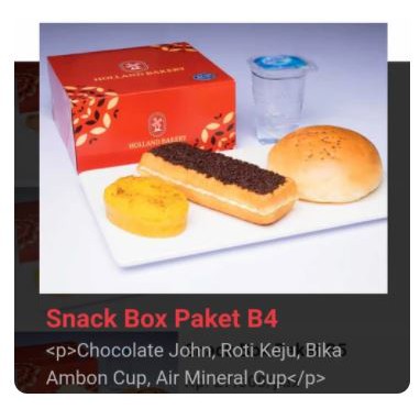 Jual Paket Snack Box Holland Bakery | Shopee Indonesia