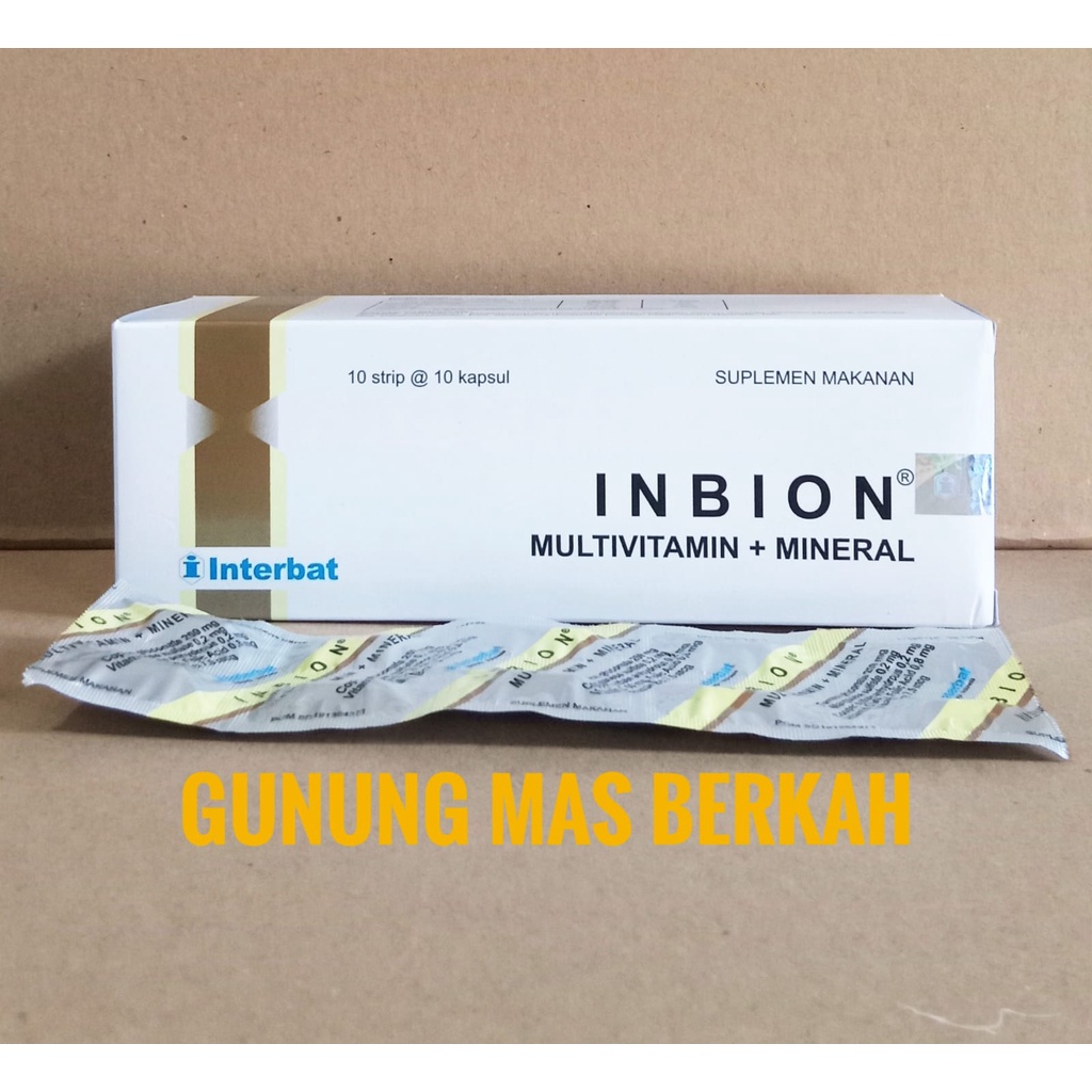 Jual INBION Inbion isi 10 Kapsul - mengatasi anemia ibu hamil dan ...
